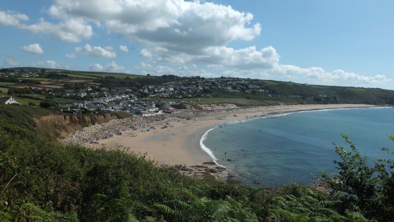 Praa Sands Cornwall, tourist guide & map, events, accommodation ...